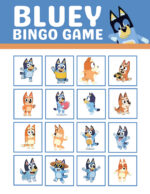 Bluey Bingo Game Printable (Free Game To Download)