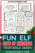 Elf Acts of Kindness Printable Cards