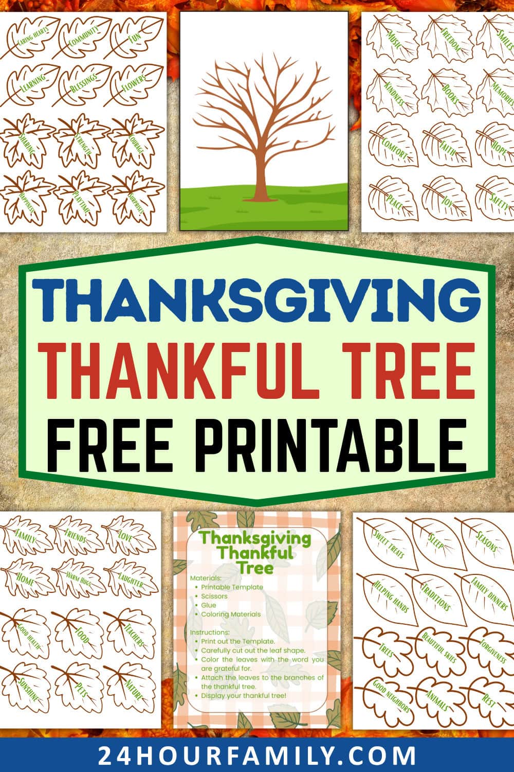 Thanksgiving Thankful Tree Printable