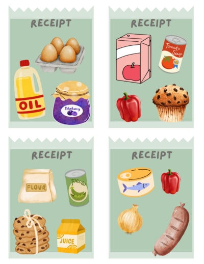 Grocery Store Math Printables