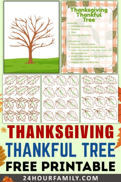 Thanksgiving Thankful Tree Printable