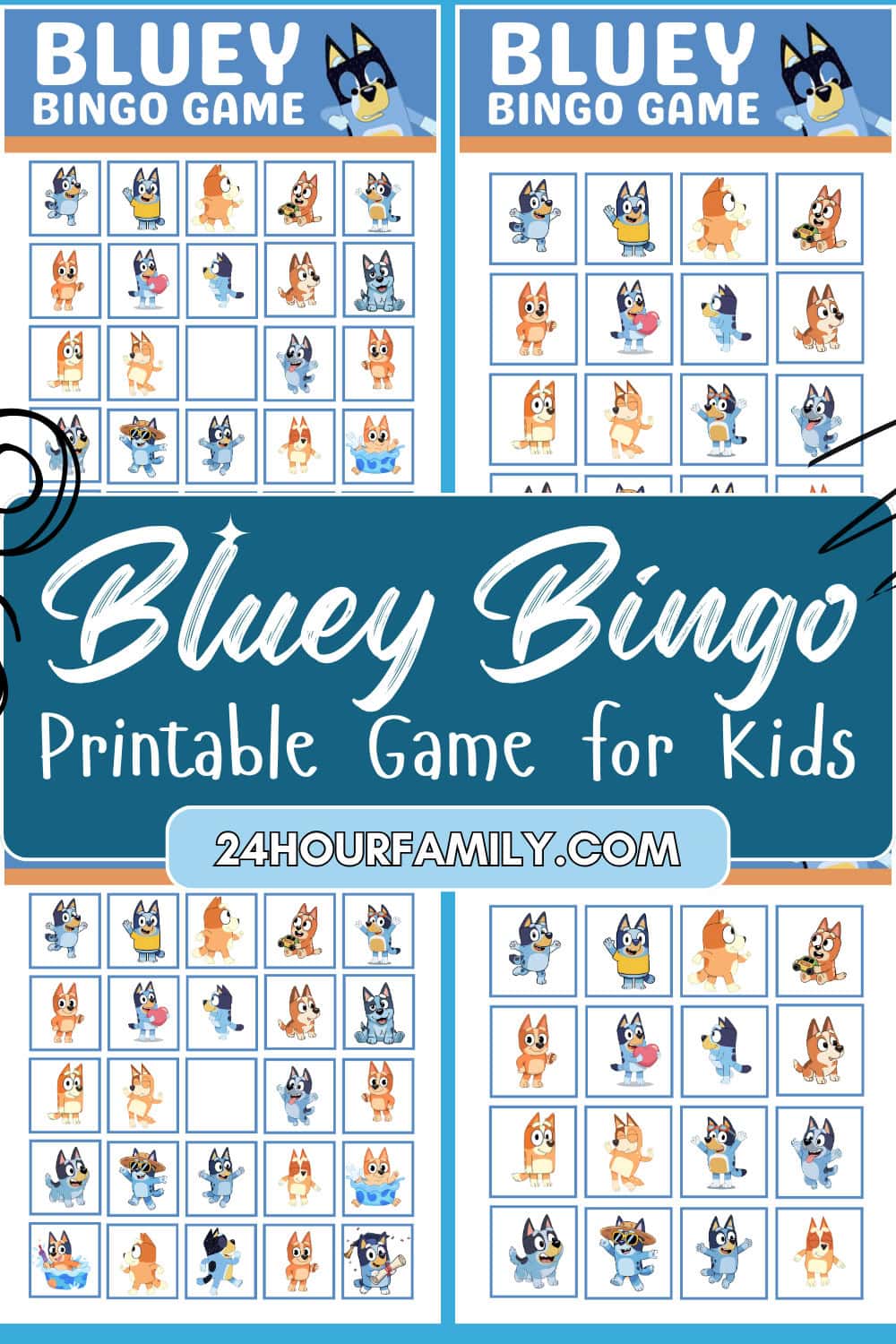 Bluey Bingo Game Printable (Free Game To Download)