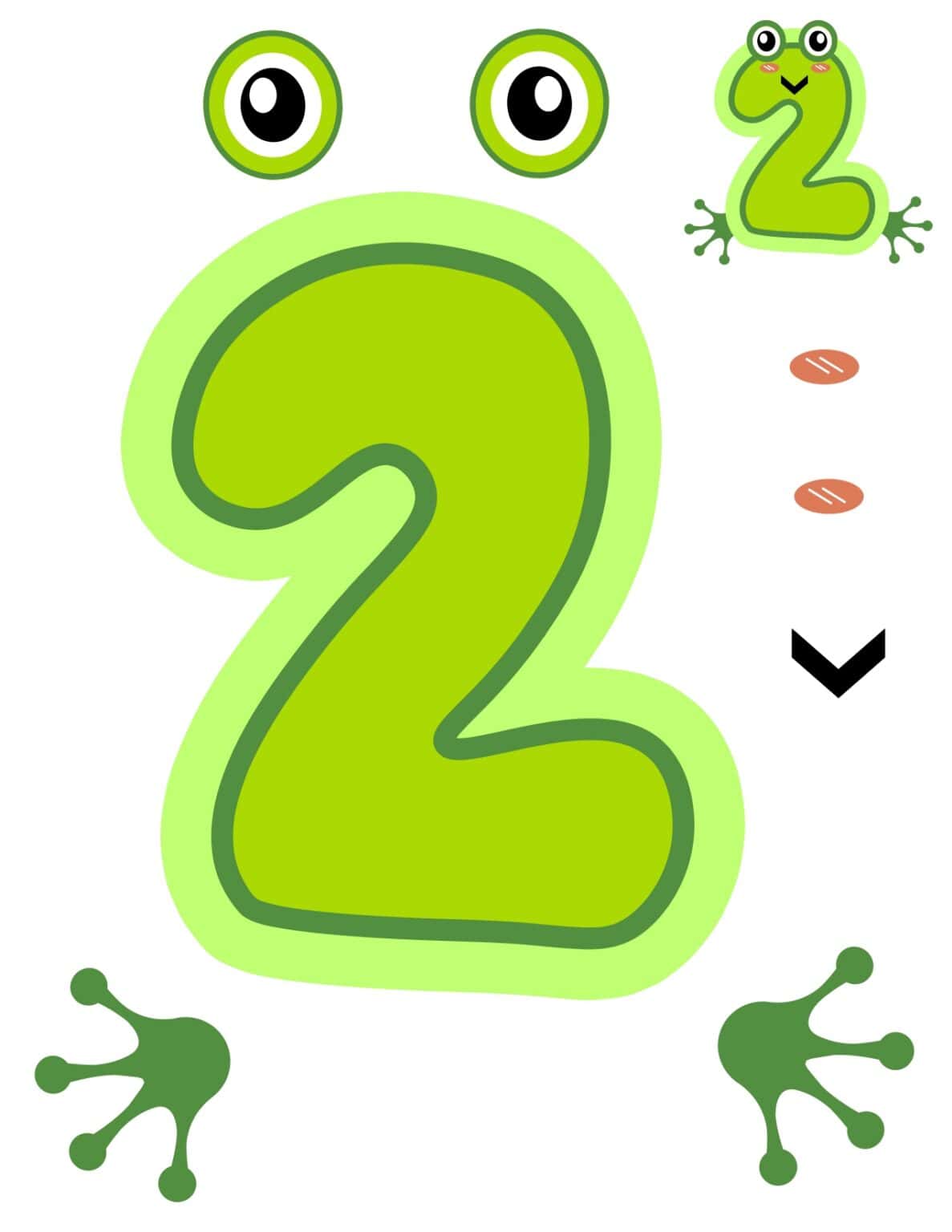 Number Animals Craft Printable — Free Numbers 0–9 PDF » 24hourfamily.com