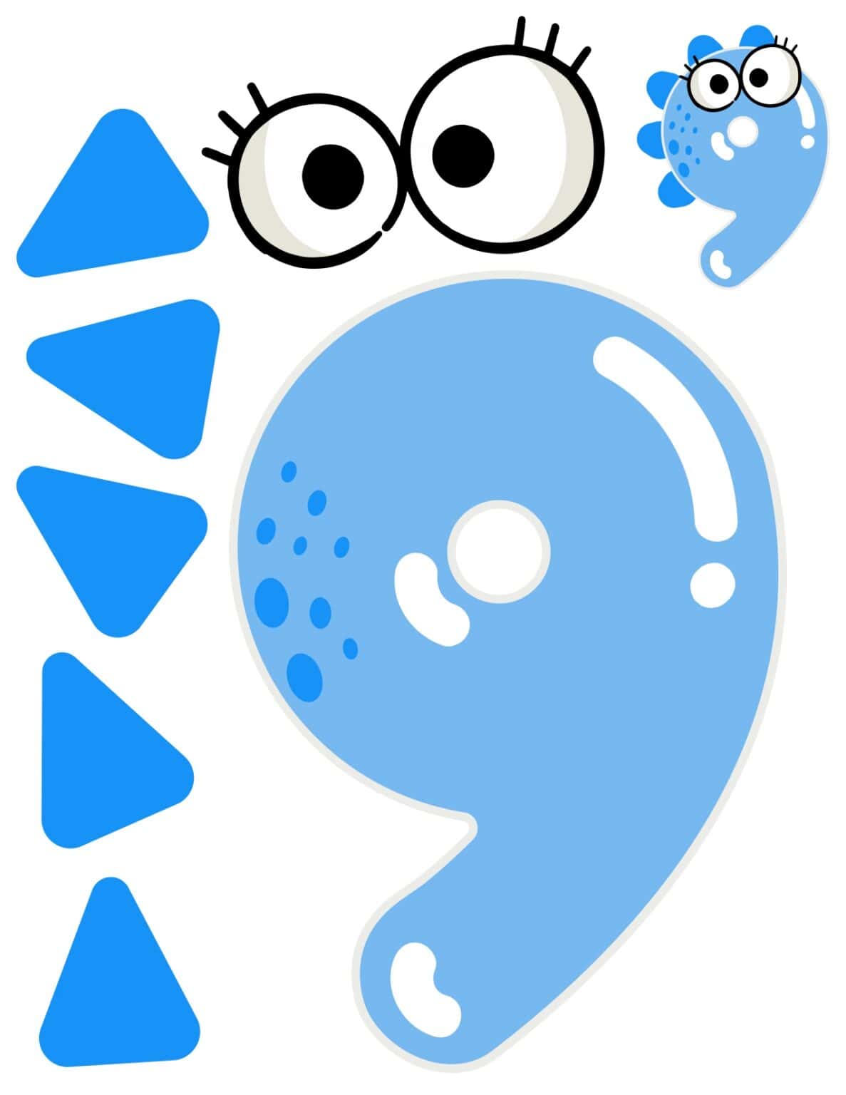 Number Animals Craft Printable — Free Numbers 0–9 PDF » 24hourfamily.com