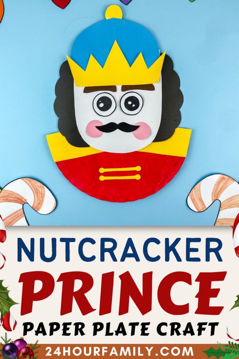 Nutcracker Prince Paper Plate Craft