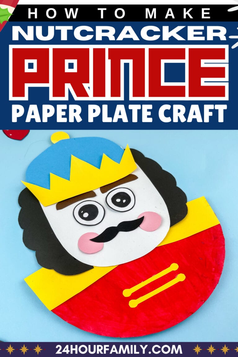 Nutcracker Prince Paper Plate Craft