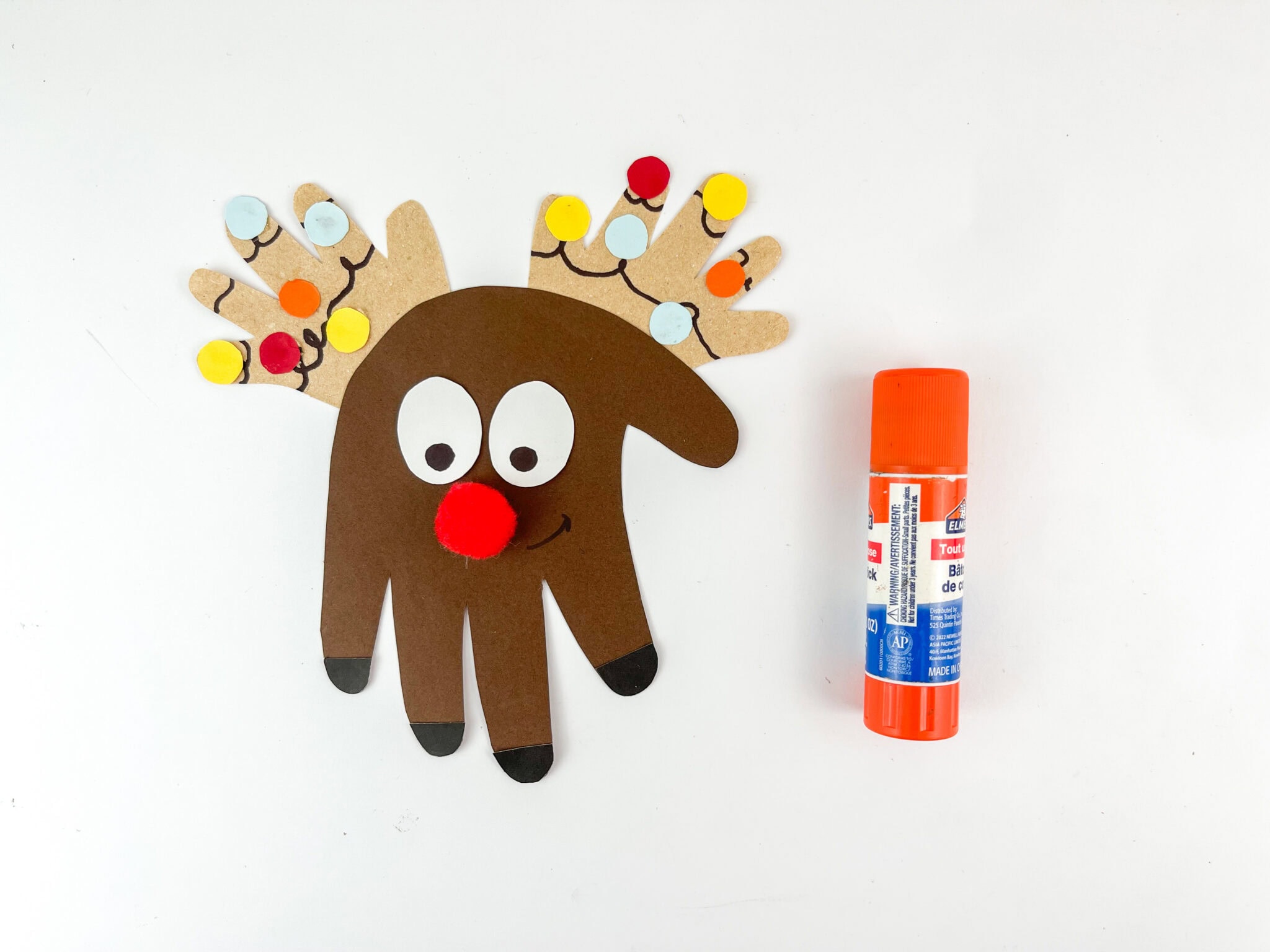 Handprint Reindeer Craft for Kids