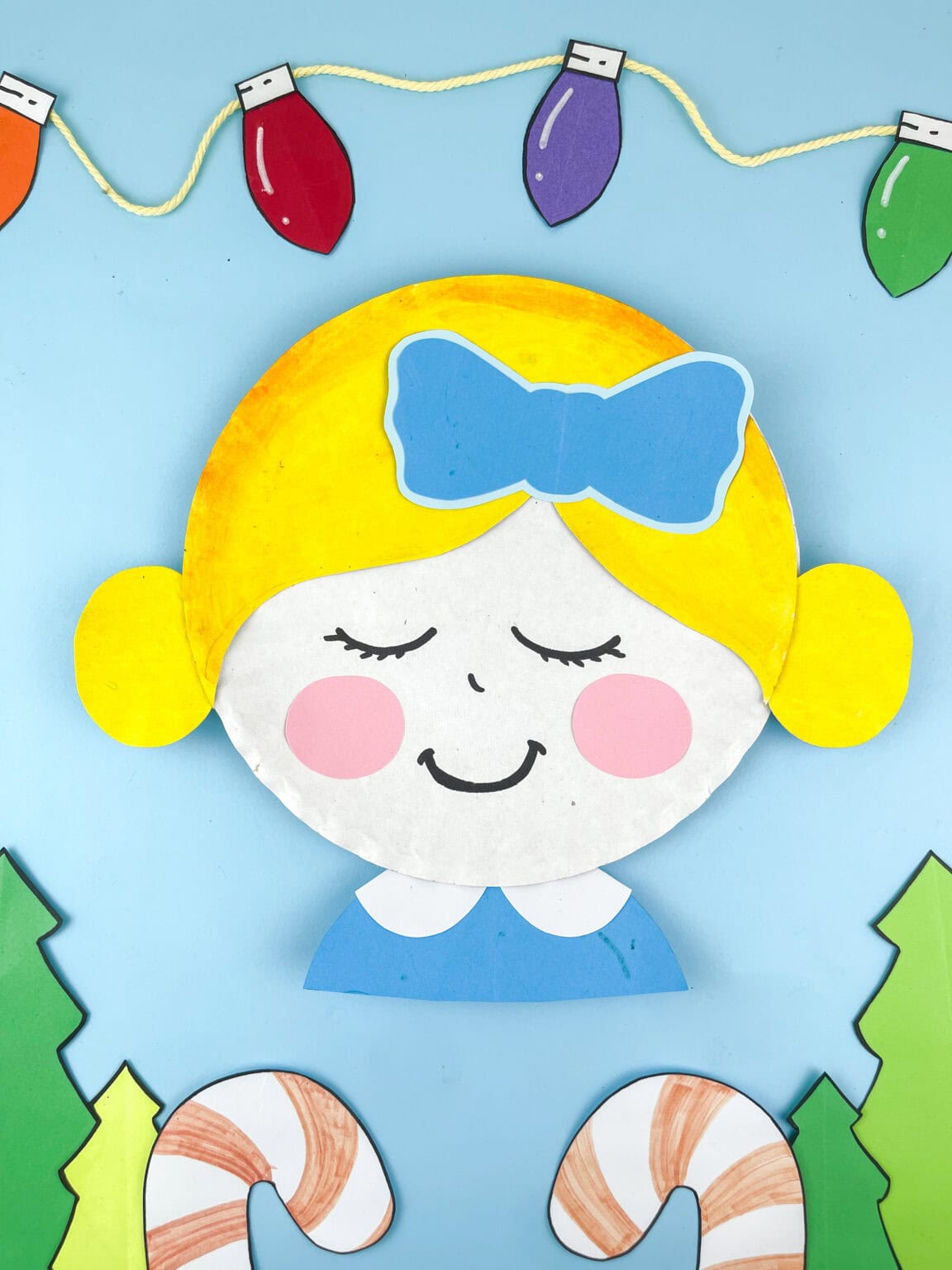 Nutcracker Clara Paper Plate Craft for Kids