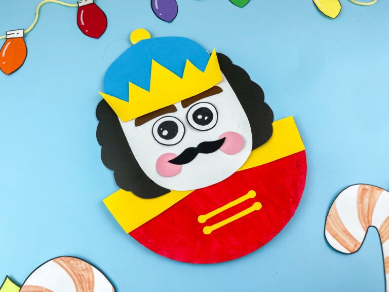 Nutcracker Prince Paper Plate Craft