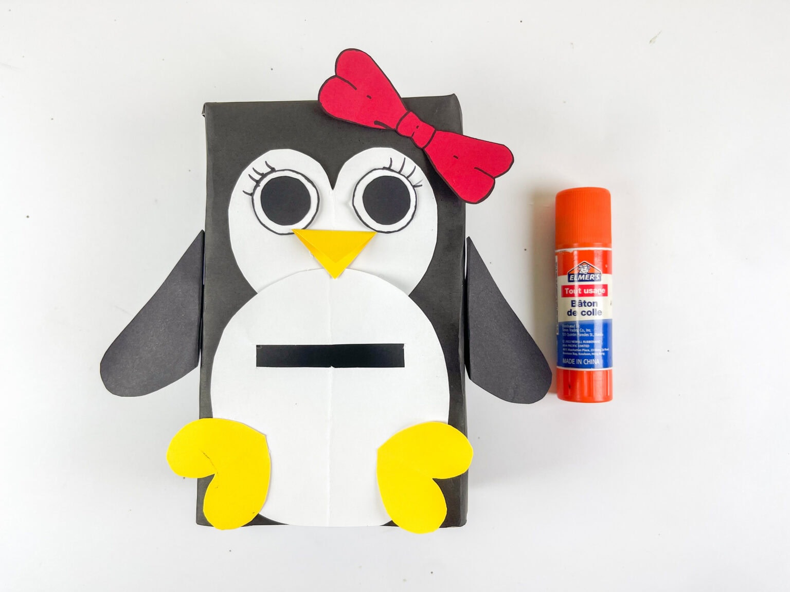 Penguin Valentine's Day Box Craft