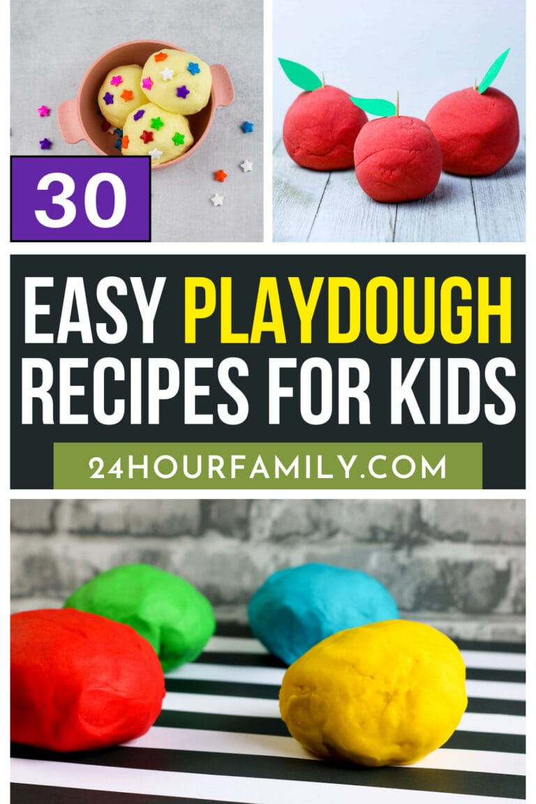 30 Easy Playdough Recipes for Kids to Make