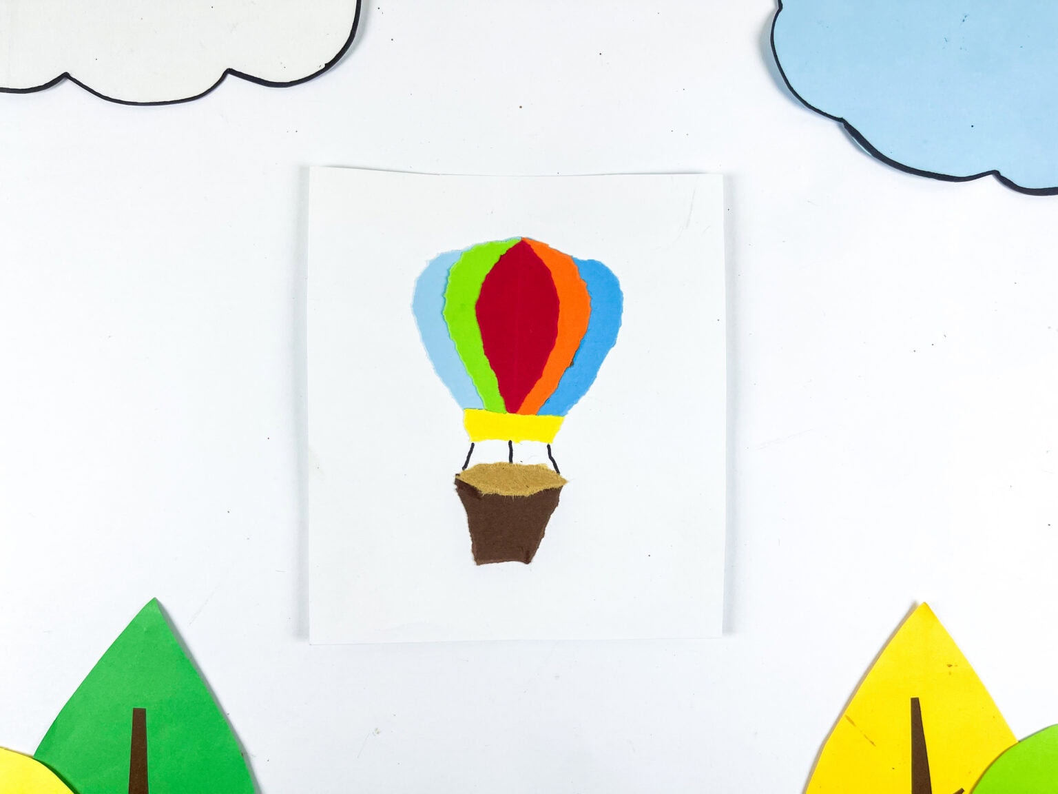 Hot Air Balloon Paper Craft