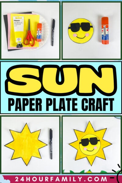 Sun Paper Plate Craft