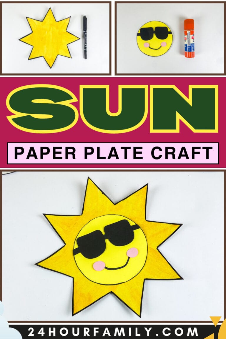 Sun Paper Plate Craft