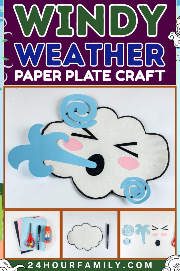 Windy Weather Paper Plate Craft