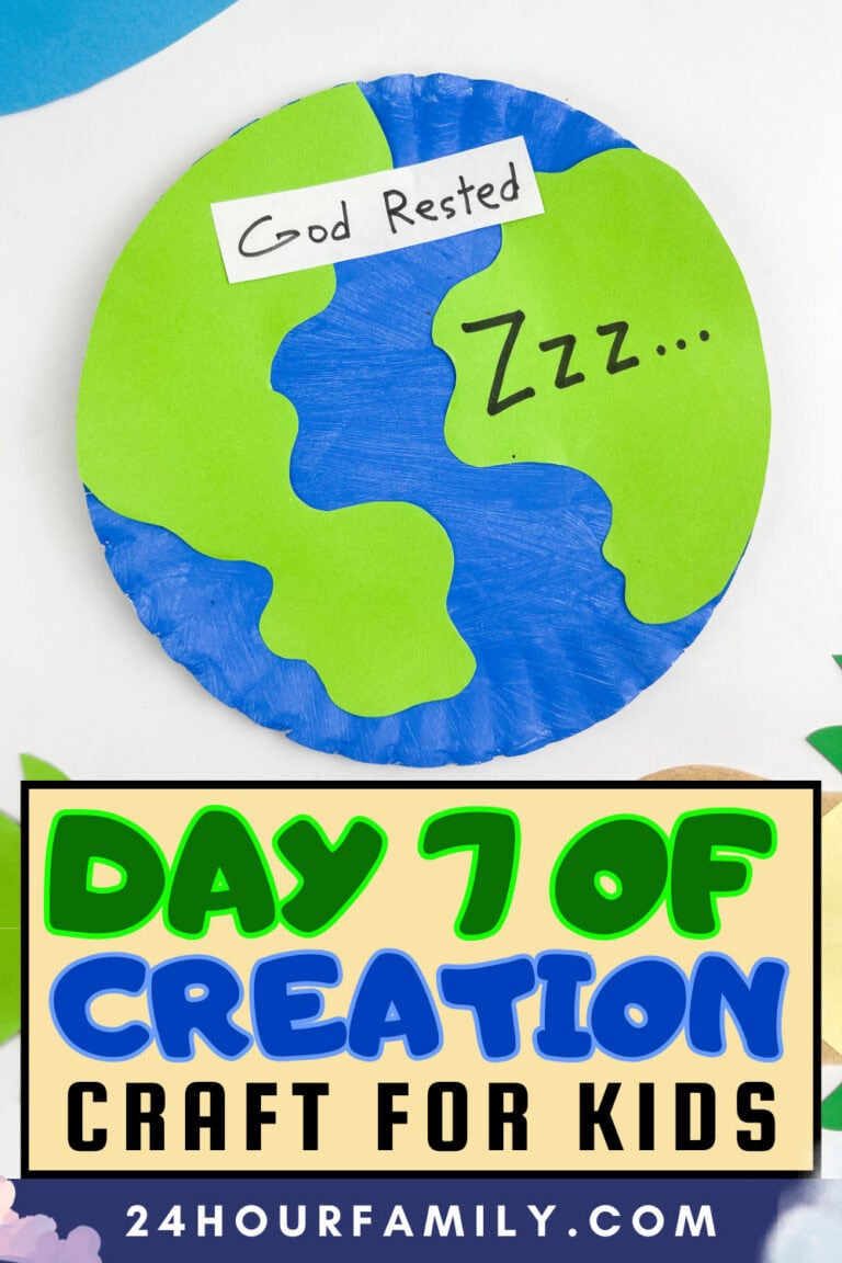 Day 7 of Creation Craft for Kids: God Rested (Fun & Easy Bible Craft)
